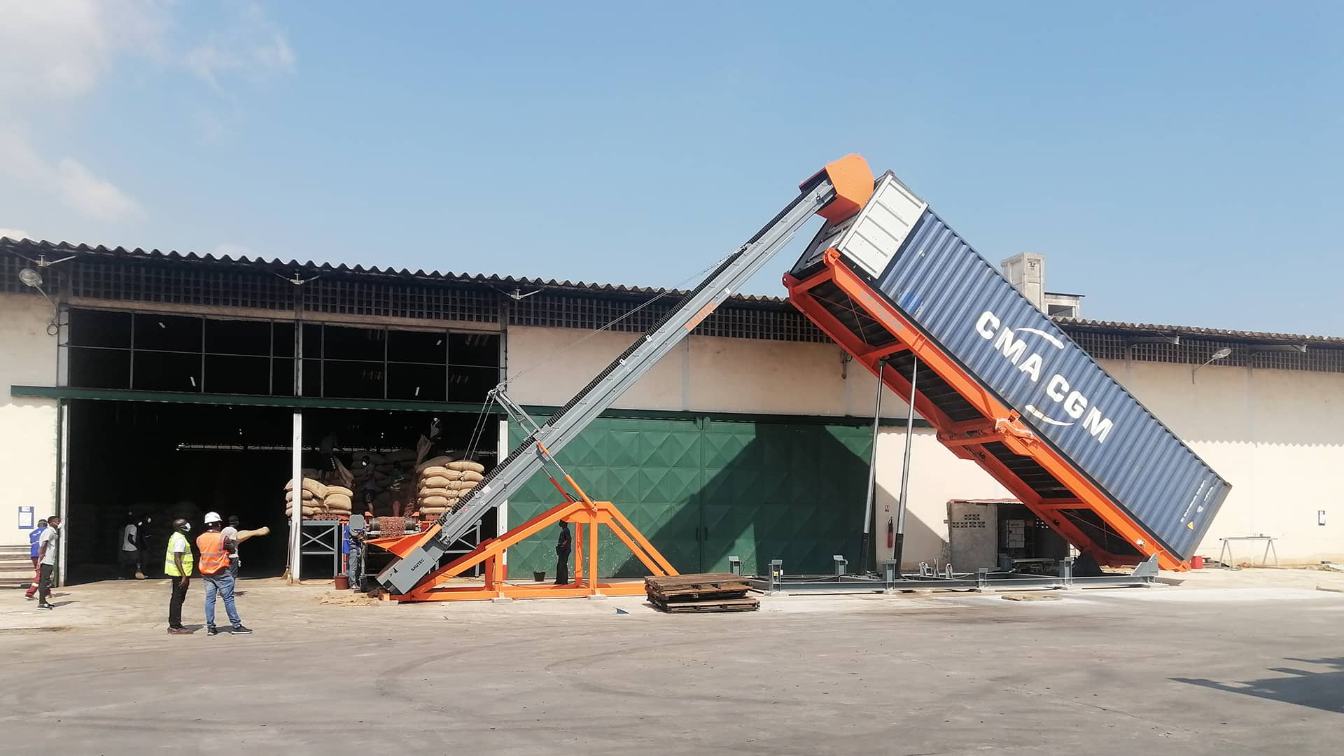Container tipper | SAUTEC