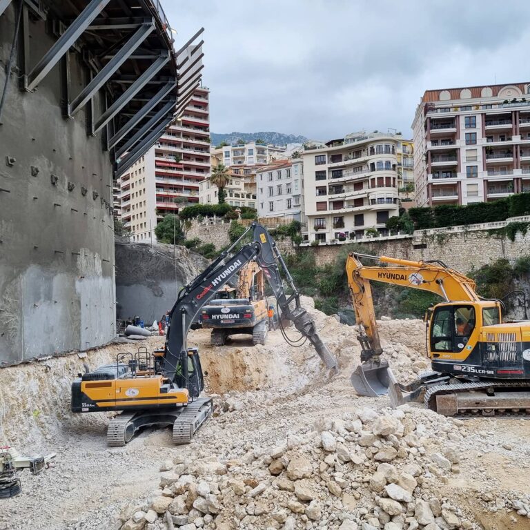 Évacuation des déblais avec un convoyeur : l'exemple monégasque.
